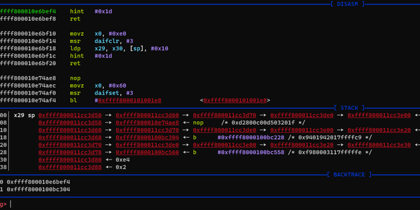 Aarch64 Linux Kernel Debugging: CPUU의 Daydreamin'