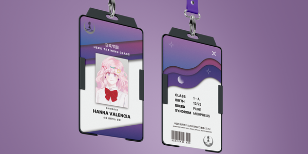 [DX3] RW스테이지 기반 야라이학원 학생증 굿즈 도안 배포: 징구 TRPG & 디자인