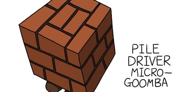 슈퍼마리오 시리즈의 Pile Driver Micro-Goomba: 그림 모음