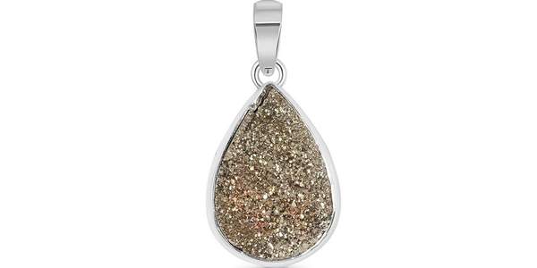 Ethereal Elegance: Spectropyrite Druzy Jewelry Collection: rozlily04