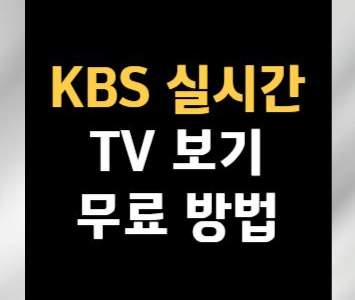 KBS 실시간 TV, 이제 스마트폰으로 언제 어디서든!: 뉴스KR