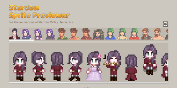 Stardew Sprite Previewer: AsakOhee's Stardew Valley