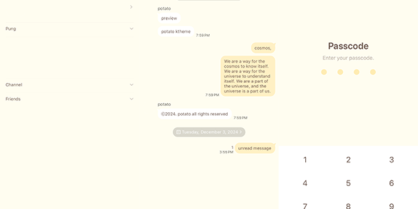 ios ktheme / cheeze cake: potato