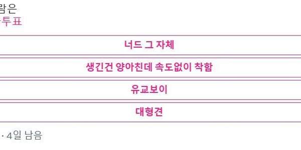 Pick one out of the four 20: 뇌내망상