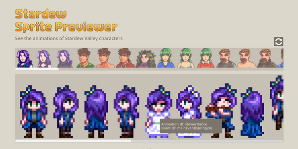 [ Stardew Sprite Previwer ] 1.0ver. 배포!: AsakOhee's Stardew Valley