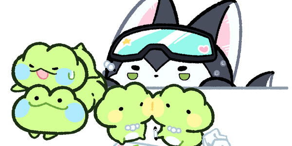 E0E님 짚톡 로보&맹꽁 커미션 모음: 맹꼬옹히삐이